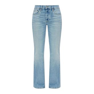 Re/Done Femme, Jeans, Bleu, Taille: W27 Jean Bootcut Taille Moyenne Ann&eacute;es 70