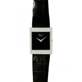 Chopard Montres en cuir doccasion - Femme - Pre-owned - Noir - Taille: ONE Size