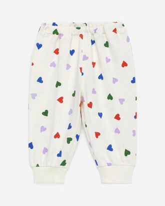 Arket Jogginghose Mit Print -Wei&szlig;