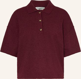 Marc O'Polo Denim Marc Opolo Denim Strick-Poloshirt Mit 3/4-Arm rot