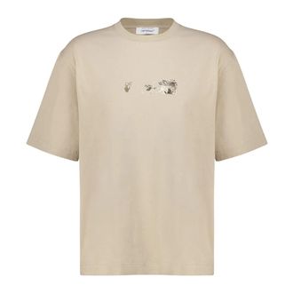 Off-white Spices Arrow T-Shirt - - Tops - Herren - Beige - M