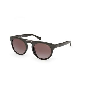 Guess Maverick Kunststoff-Pilotenbrille - - Accessories - Herren - Braun - 52 MM