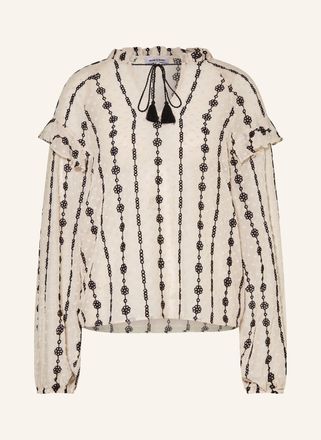 More & More More & More Blusenshirt Mit Volants weiss