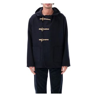Fortela Kiowa Montgomery Duffle Coat - Homme - Manteaux - Bleu - Taille: XL