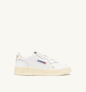 Autry SNEAKERS MEDALIST LOVE AUS WEISSEM LEDER UND PLATIN
