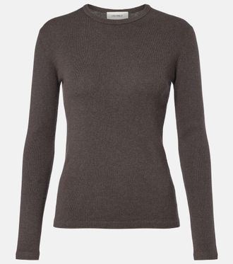 Lisa Yang Pullover Vivian aus Baumwolle und Kaschmir