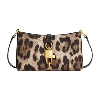 Dolce & Gabbana Lock Schultertasche - - Bags - Damen - Braun - ONE SIZE