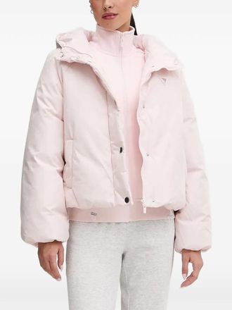 Guess Co Gef&uuml;tterte Kapuzenjacke - Rosa