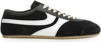 Dries Van Noten Homme, Chaussures, Noir, Taille: 44 EU Suede Baskets