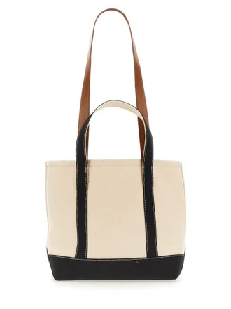 Palm Angels Womens Bag With Logo Multicolour Cotton Shoulder