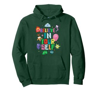 Pixar Disney and Pixars Inside Out 2 Emotions Believe in Yourself Pullover Hoodie