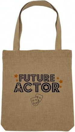 Fabulous Sac Shopping Tote Bag Aspect Lin - Future Actor Job Movies Comedian - Sac de Courses Toile Epaisse 360g Beige Naturel Cabas Port&eacute; Epaule Solide Imprim