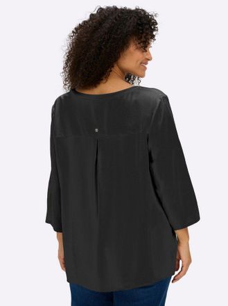 Sheego Klassische Bluse Tunika 3/4-Arm