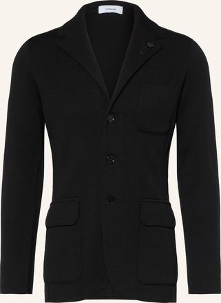 Lardini Lardini Stricksakko Slim Fit schwarz