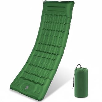 Shanna Isomatte Outdoor Camping Luftmatratze: 12cm Verdicktes Ultraleicht Aufblasendes Matratze mit Fußpumpe Leicht Und Kompakt Anti-Ripstop Aufblasbare Schl