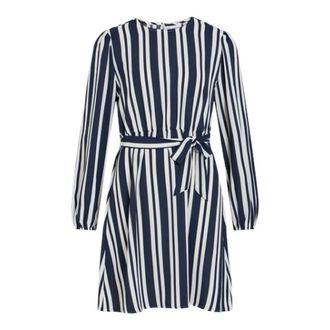Vila Elegantes Kurzes Kleid mit Langen &Auml;rmeln - - Dresses - Damen - Mehrfarbig - L