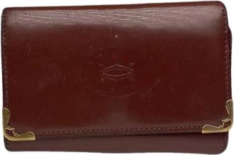 Cartier Porte-cartes vintage doccasion - Femme - Pre-owned - Rouge - Taille: ONE Size
