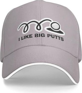 Generic Casquette de baseball amusante avec inscription &laquo; I Like Big Putts &raquo; - Casquette de camionneur vintage - Cadeau unisexe