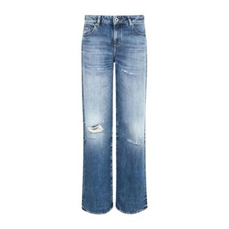 A|X Armani Exchange Wide Jeans - - Jeans - Damen - Blau - W28