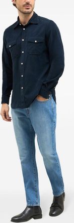 Boglioli Klassisches Hemd - Blau