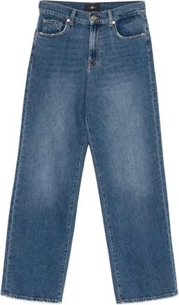 7 For All Mankind Femme, Jeans, Bleu, Taille: W30 Jeans droits
