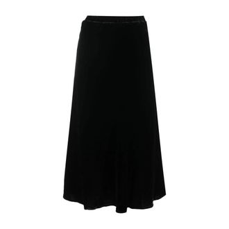Gold Hawk Midi Skirts - - Skirts - Damen - Schwarzk - XS