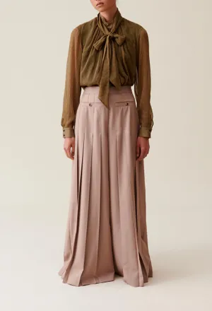 Claudie Pierlot Blouse lavalli&egrave;re carreaux fluide