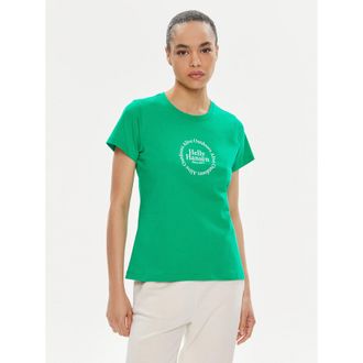 Helly Hansen T-Shirt W Core Graphic T-Shirt 54080 Gr&uuml;n Regular Fit