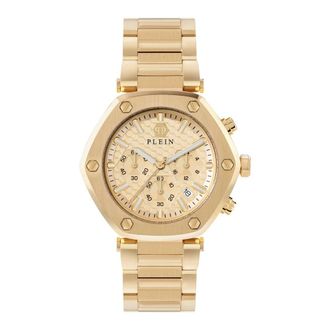 Philipp Plein Hexagon Chrono Gold Uhr - - Accessories - Herren - Gelb - ONE SIZE