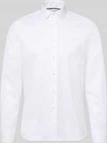 Jake*s Slim Fit Businesshemd aus Baumwoll-Mix