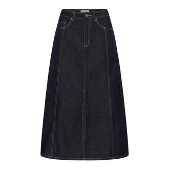 Kaffe KAgitha Denimrock - - Skirts - Damen - Blau - 2XL