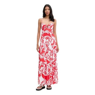 Melissa Odabash Robe Maxi Paola - Femme - Robes - Rouge - Taille: 40 FR