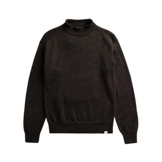 Norse Projects Sagvatnet Roll Neck Pullover - - Knitwear - Herren - Braun - L