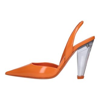 3Juin Kristen Leder Slingback Pumps - - Shoes - Damen - Orange - 36 EU