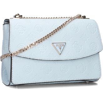 Guess Femme, Sacs, Bleu, Taille: ONE Size Sacs bandouli&egrave;re convertibles Cresidia Blanc