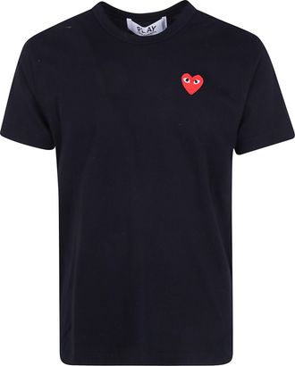 Comme Des Gar&ccedil;ons T-Shirt Red Emblem Knit