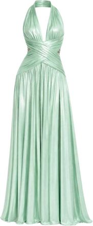 BABYLON Femme, Robes, Vert, Taille: 44 FR Maxi Robes