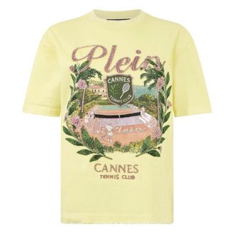 Philipp Plein Damen, Oberteile, Gelb, SGr&ouml;&szlig;e