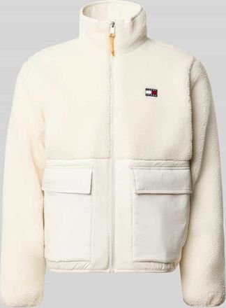Tommy Jeans Regular Fit Webpelzjacke in Teddy-Optik