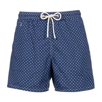 Saint Barth Homme, Maillots de bain, Multicolore, Taille: S Mini Polka Dot Boxer Maillot