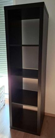 IKEA Ikea Kallax 4 Regalböden, rechteckig, schwarz/braun