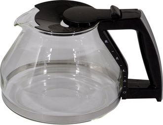 MELITTA Glaskanne Typ 98 f&uuml;r Filterkaffeemaschine Look Deluxe und Look Selection, 19 x 14 x 17, 5 cm, Schwarz
