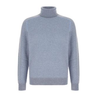 Ermenegildo Zegna Cashseta Rollkragenpullover - - Knitwear - Herren - Blau - M