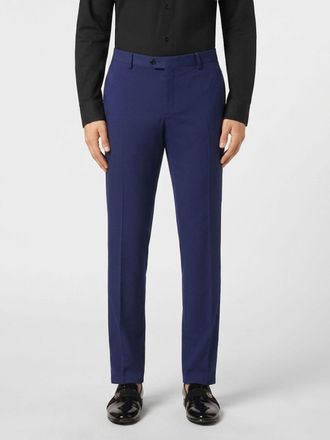 Philipp Plein Pantalon de tailleur en coton stretch coupe slim avec logo au dos