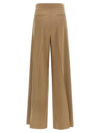 Max Mara Womens Brown Virgin Wool Casual Pants