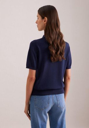Seidensticker Strickpullover Polo Uni