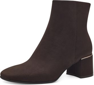 Marco Tozzi Damen Stiefeletten mit Absatz Elegant Blockabsatz, Braun (Mocca), 39