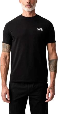 Karl Lagerfeld Homme, Tops, Noir, Taille: M T-Chemises