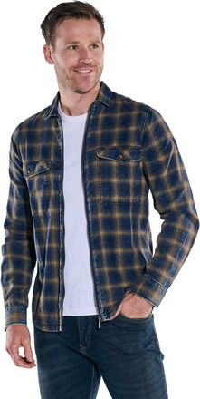 Engbers Herren Herren Langarm-Hemd Gemustert, Safrangelb, 39859, Safrangelb in Gr&ouml;&szlig;e 3XL