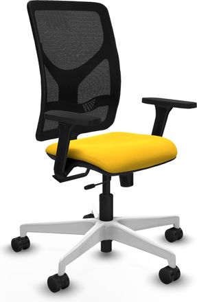 Piqueras y Crespo B&uuml;rostuhl mit 3D-Armlehnen, h&ouml;henverstellbare Lendenwirbelst&uuml;tze, ausgestattet mit Syncro/Traslack und Schneideschaum, mit Rollen von 65 mm, Nylon, Sc